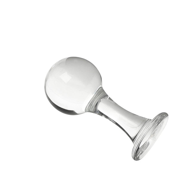 3 Sizes Transparent Glass plug – PlugLust