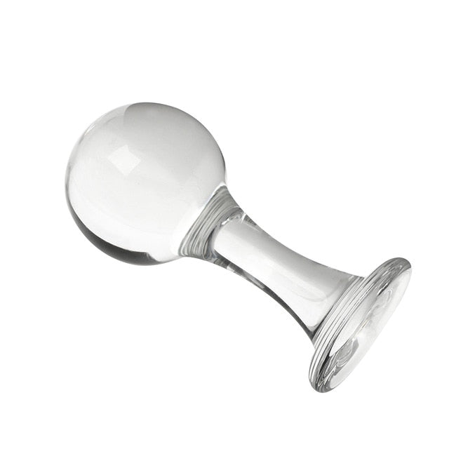 3 Sizes Transparent Glass plug – PlugLust