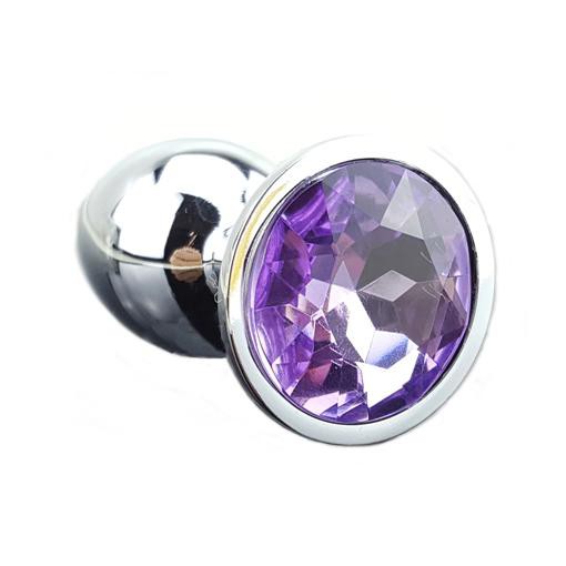 3" Jeweled Metal Princess Plug 12 Colors – PlugLust