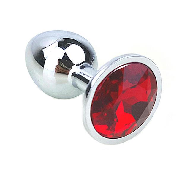 12 COLORS JEWELED 3" METAL PLUG – PlugLust