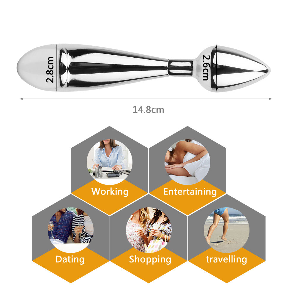 Expander GUIMI Metal Anal Plug Expander Prostate Massager - PlugLust